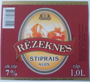 Drink Label: Rezeknes (Alus Nams, LatviaCol:LV-BEER-000144 🏷️