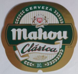 Drink Label: Mahou Clasica (Mahou S.A., SpainCol:ES-BEER-002113