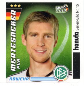 Meal Toy: 15 Per Mertesacker - Abwehr (Stickers, Germany(Hanuta - WM ...