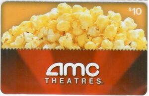 Gift Card: Theatres (AMC Theatres, United States of America(Amc) Col:US ...