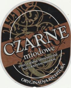 Drink Label: Czarne miodowe (Browar Fortuna Miłosław, PolandCol:PL-BEER ...