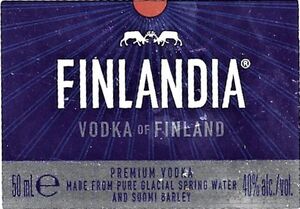 Drink Label: Finlandia (ALTIA PLC, FinlandCol:FI-VODKA-000004