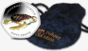 Coin: 50 Pence (Loggerhead Turtle) (British Indian Ocean Territory(2009 ...