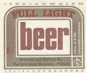 Drink Label: Full light beer (Browar Szczytno, PolandCol:PL-BEER-007689