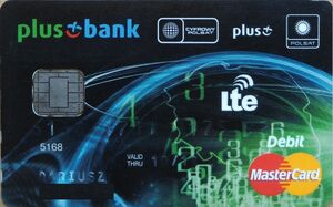 Bank Card: Plus Bank Lte (Plus Bank, PolandCol:PL-MC-0081.03