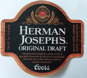 Drink Label: Herman Josephs (Coors Brewing Co., United States of ...
