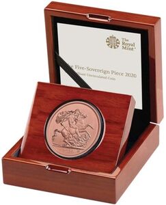 Coin: 5 Sovereign (George III privy mark) (United Kingdom of Great ...