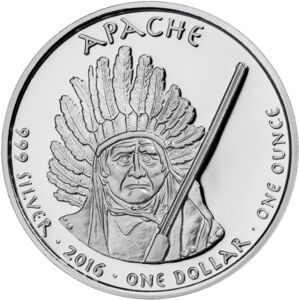 Coin: 1 Dollar (Apache) (Fantasy Issues(USA - Jamul Tribe)