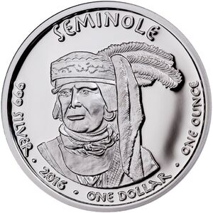 Coin: 1 Dollar (Seminole) (Fantasy Issues(USA - Jamul Tribe)