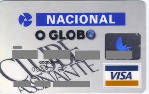 Bank Card: Nacional O Globo (Banco Nacional, BrazilCol:BR-VI-0002