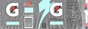 Drink Label: Gatorade Cool Blue Thirst Quencher (Gatorade Co., United ...