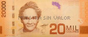 Banknote: 20,000 Colones (Costa Rica(2009-2015 Issue) Wor:P-278s