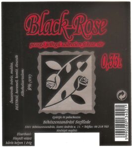 Drink Label: Black-Rose (Szent András Sörfözde, HungaryCol:HU-BEER-002159