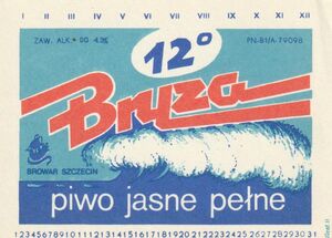 Drink Label: Bryza jasne pelne piwo 12% (Browar Bosman Szczecin ...