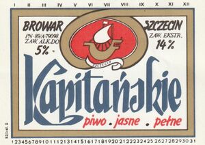 Etiqueta de Bebida: Kapitanskie piwo jasne pelne (Browar Bosman ...