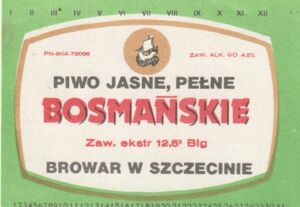 Etiqueta de Bebida: Bosmanskie piwo jasne pelne (Browar Bosman Szczecin ...