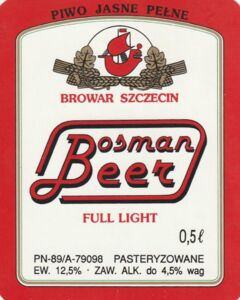 Drink Label: Bosman Beer (Browar Bosman Szczecin, PolandCol:PL-BEER-007811