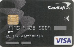 Bank Card: Capital One (Capital One Bank, United Kingdom of Great ...