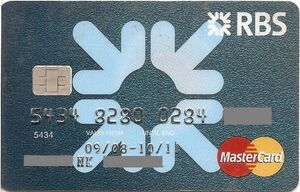 Bank Card: Rbs (RBS, United Kingdom of Great Britain & Northern ...