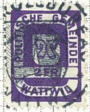 Stamp: Wattwil (Switzerland: Revenue Stamps(Revenue - Wattwil) Col:CH ...