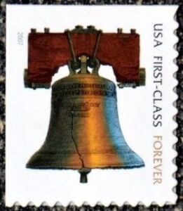 Stamp: Liberty Bell "Forever" (United States of America) (Liberty Bell ...