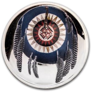 Moeda: 1 Dollar (Native American weapons - Cherokee Jawbone) (Emissões fantasias) (USA - Jamul ...