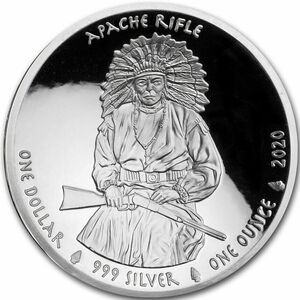 Münze: 1 Dollar (Native American weapons - Apache Rifle) (Fantasieausgaben(USA - Jamul Tribe)