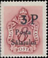 Stamp: 8F Postage due Overprinted 3 P Posta Sălajului (Romania - Issues ...
