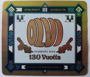 Drink Label: Olvi 130 Vuotta (Olvi, FinlandCol:FI-BEER-000053