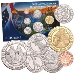 Moneda: 5 Cents (Five. Shoshone) (Fantasía, Emisiones(USA - Jamul Tribe)