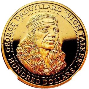 Coin: 100 Dollars (George Drouillard) (Fantasy Issues(USA - Shawnee ...