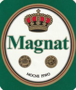 Drink Label: Magnat mocne piwo (Browar Wroclaw, PolandCol:PL-BEER-007884