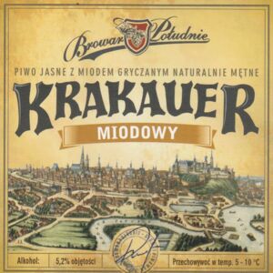 Drink Label: Krakauer (Browar Wasosz, PolandCol:PL-BEER-007989
