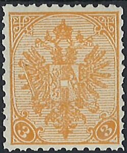 Stamp: Coat Of Arms With Numbers (Bosnia and Herzegovina, Austro ...