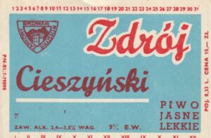 Drink Label: Zdroj Cieszynski (Browar Zamkowy Cieszyn, PolandCol:PL ...