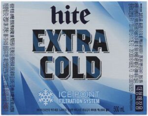 Drink Label: Hite Extra Cold (HITEJINRO Co.,Ltd, Korea, SouthCol:KR ...