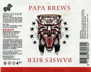 Etiqueta de Bebida: Bobcat 1.0 – Papa Brews – Ramses bier (Ramses Bier ...