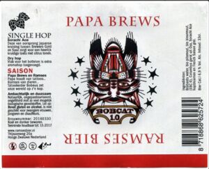 Etiqueta de Bebida: Bobcat 1.0 – Papa Brews – Ramses bier (Ramses Bier ...