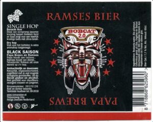 Drink Label: Bobcat 2.0 - Ramses Bier - Papa Brews (Ramses Bier ...