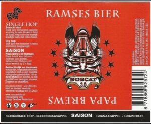 Etiqueta de Bebida: Bobcat 3.0 - Papa Brews - Ramses Bier (Ramses Bier ...