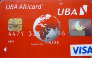 Bank Card: UBA Africard (UBA, NigeriaCol:NG-VI-0002 💳