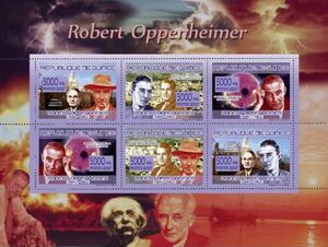 Stamp: Robert Oppenheimer (1904-1967) (Guinea(Robert Oppenheimer (2007 ...