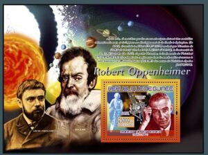 Stamp: Robert Oppenheimer (1904-1967) (Guinea(Robert Oppenheimer (2007 ...