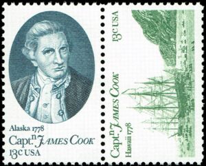 Stamp: Captain Cook (United States of America) (Captain Cook Issue) Mi ...