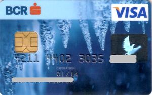 Tarjeta de Banco: Bcr Visa (Banca Comerciala Romana, RumaníaCol:RO-VI ...
