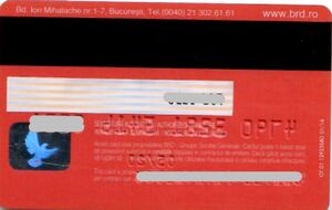 Bank Card: BRD Groupe Societe Generale - VISA Debit (Brd Groupe Societe ...