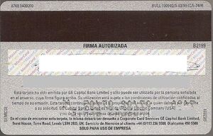 Tarjeta de Banco: Alcoa Corporate (GE Capital Bank, Reino UnidoCol:GB ...