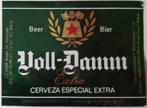 Etiqueta de Bebida: Voll-Damm Extra (Damm S.A. (C.C. Damm S.L ...