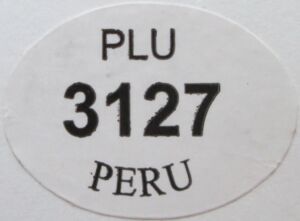 Fruit Sticker: Plu 3127 (PeruCol:PE-FR-00123