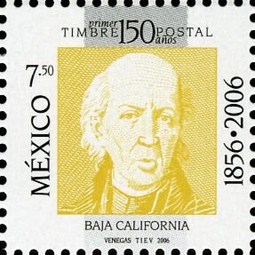 Stamp: Miguel Hidalgo y Costilla - Baja California (Mexico(First ...